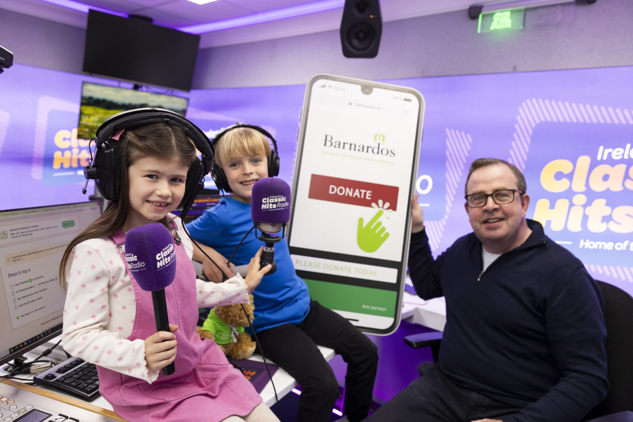 Barnardos. Because childhood lasts a lifetime